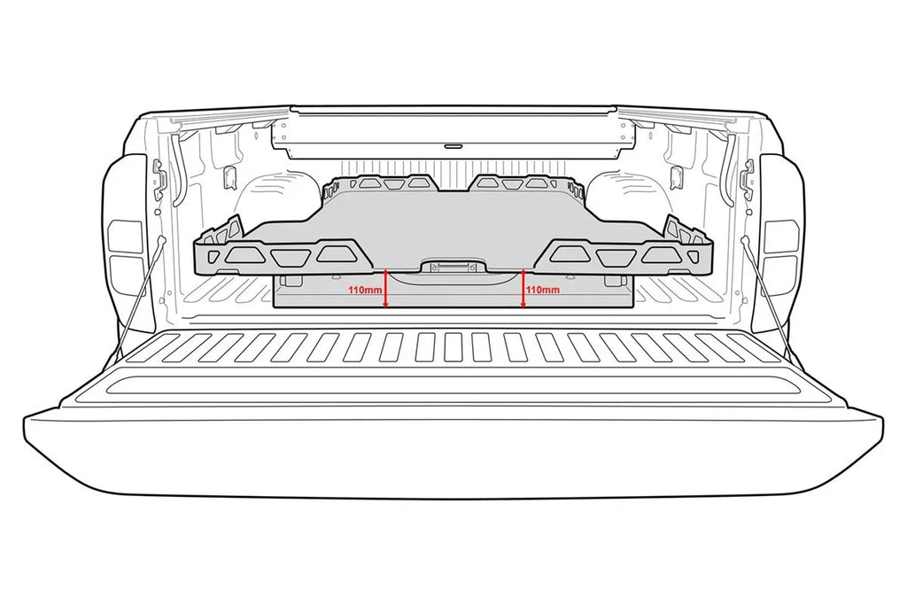 HSP LoadSlide suit Mercedes X-Class Dual Cab – Brixton 4x4