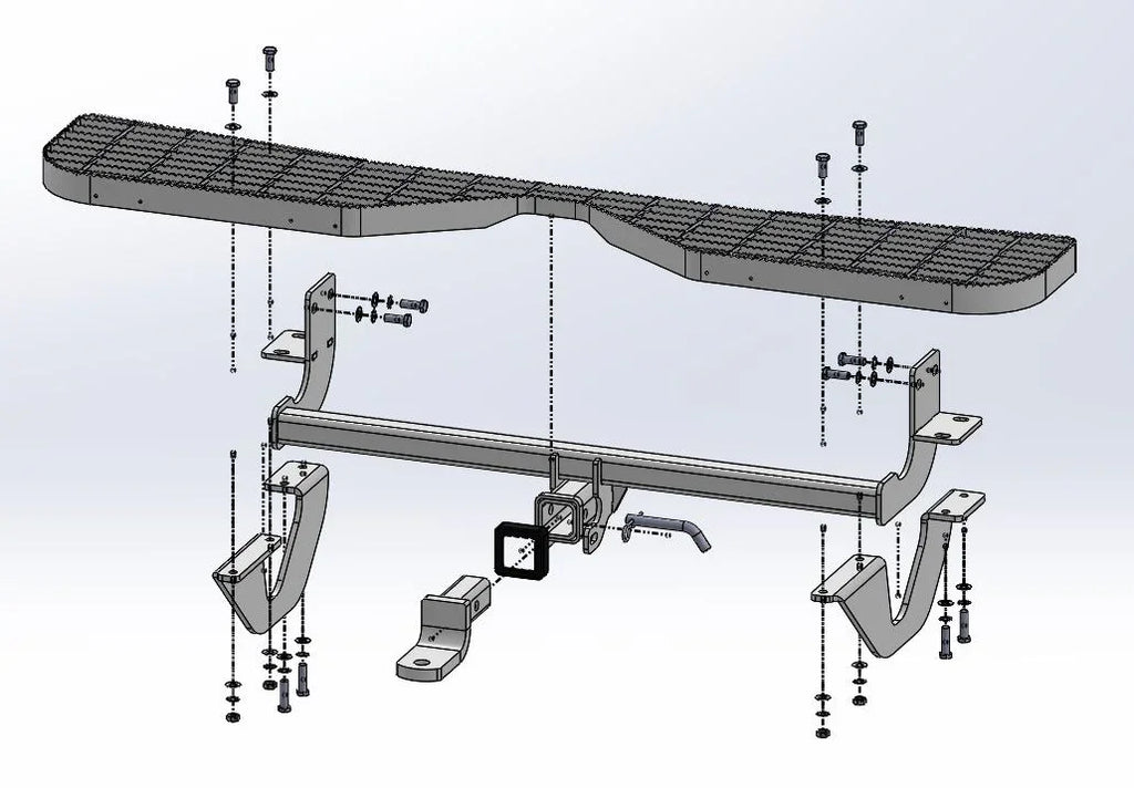 TAG Towbar for Toyota HiAce Rear Step | TAG – Australia Wide Delivery ...