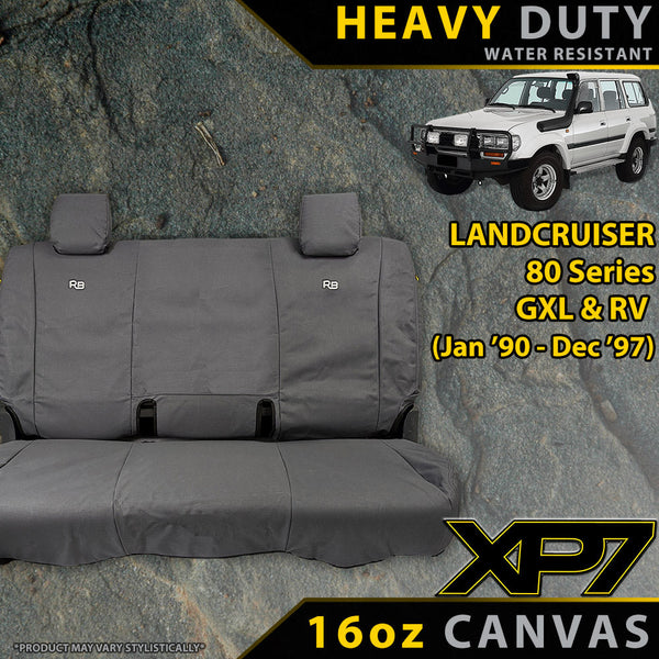 Razorback 4x4 XP7 Heavy Duty Canvas Rear Row (50/50 Split) Seat Covers ...