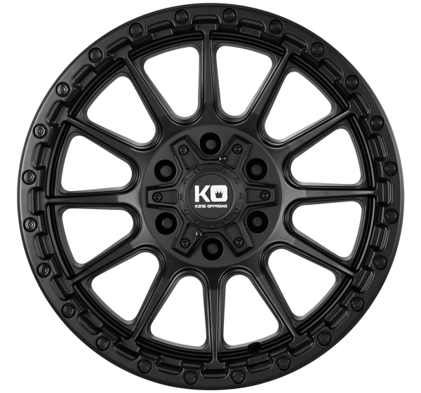 King Tactic Wheels In Satin Black | Fast Delivery | Best Prices ...
