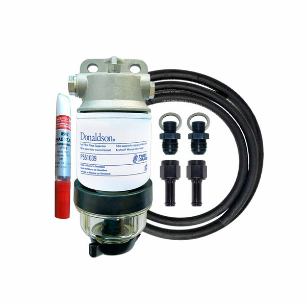 Universal Diesel Pre-Filter 12mm 15 Micron | WF Donaldson | Brixton 4x4