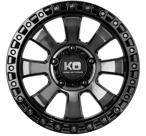 King Armor Wheels Rims Gloss Black With Black Tint – Brixton 4x4