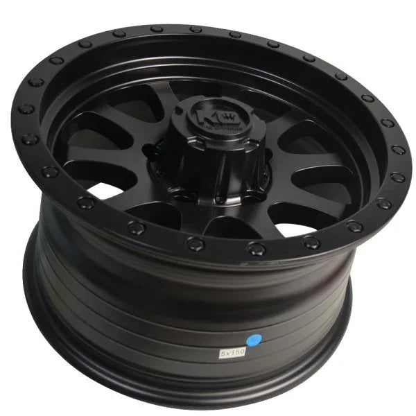 King Hurricane Wheel Satin Black – Brixton 4x4
