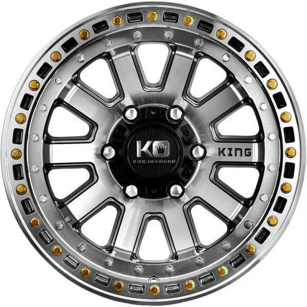 King Snatch 17x9 Inch Wheel Machined Gunmetal Adventure Wheels ...