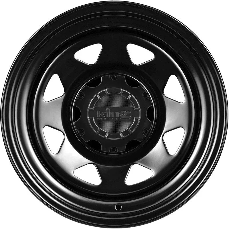 King Terra Wheels 17 Inch Black Steel Rims – Brixton 4x4