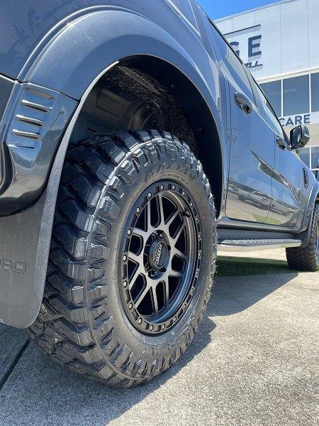 KMC KM544 Mesa Wheel Satin Black With Grey Tint – Brixton 4x4