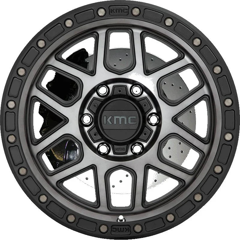 KMC KM544 Mesa Wheel Satin Black With Grey Tint – Brixton 4x4