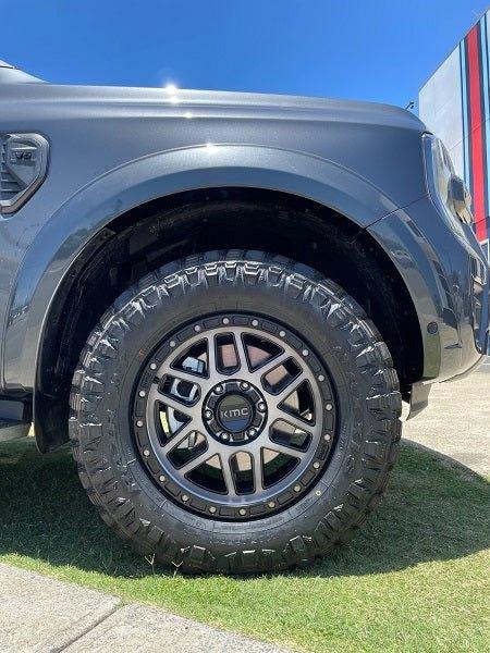 KMC KM544 Mesa Wheel Satin Black With Grey Tint – Brixton 4x4