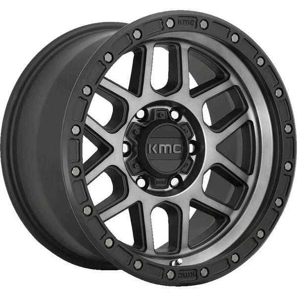 KMC KM544 Mesa Wheel Satin Black With Grey Tint – Brixton 4x4