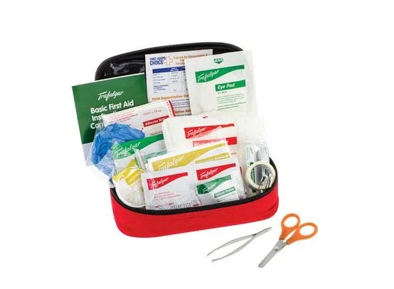 Personal Vehicle First Aid Kit - Soft Red Durable Case – Brixton 4x4